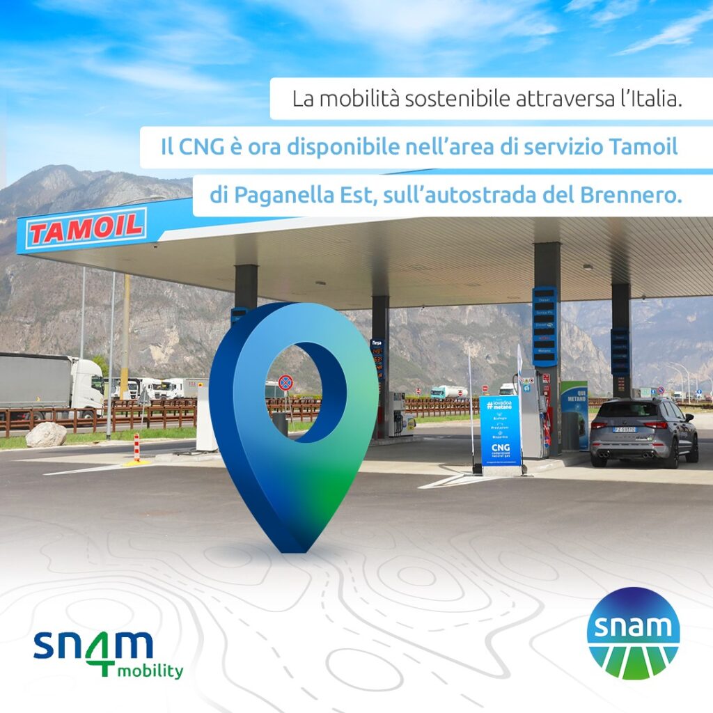 Snam4Mobility and Tamoil launch CNG station in Trentino-Alto Adige ...