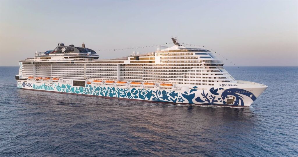 MSC Euribia refuels LNG for the first time in the Port of Cádiz – GNV ...